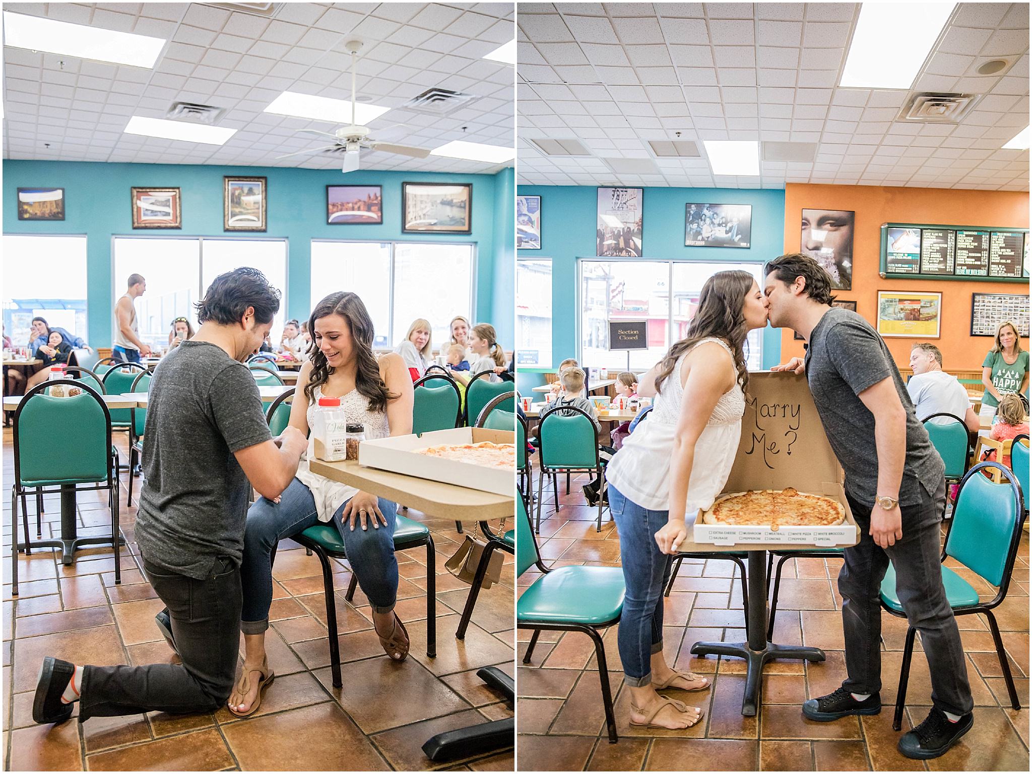 Sam's Pizza | Surprise Proposal | Wildwood, NJ | Michael and Sarah ...