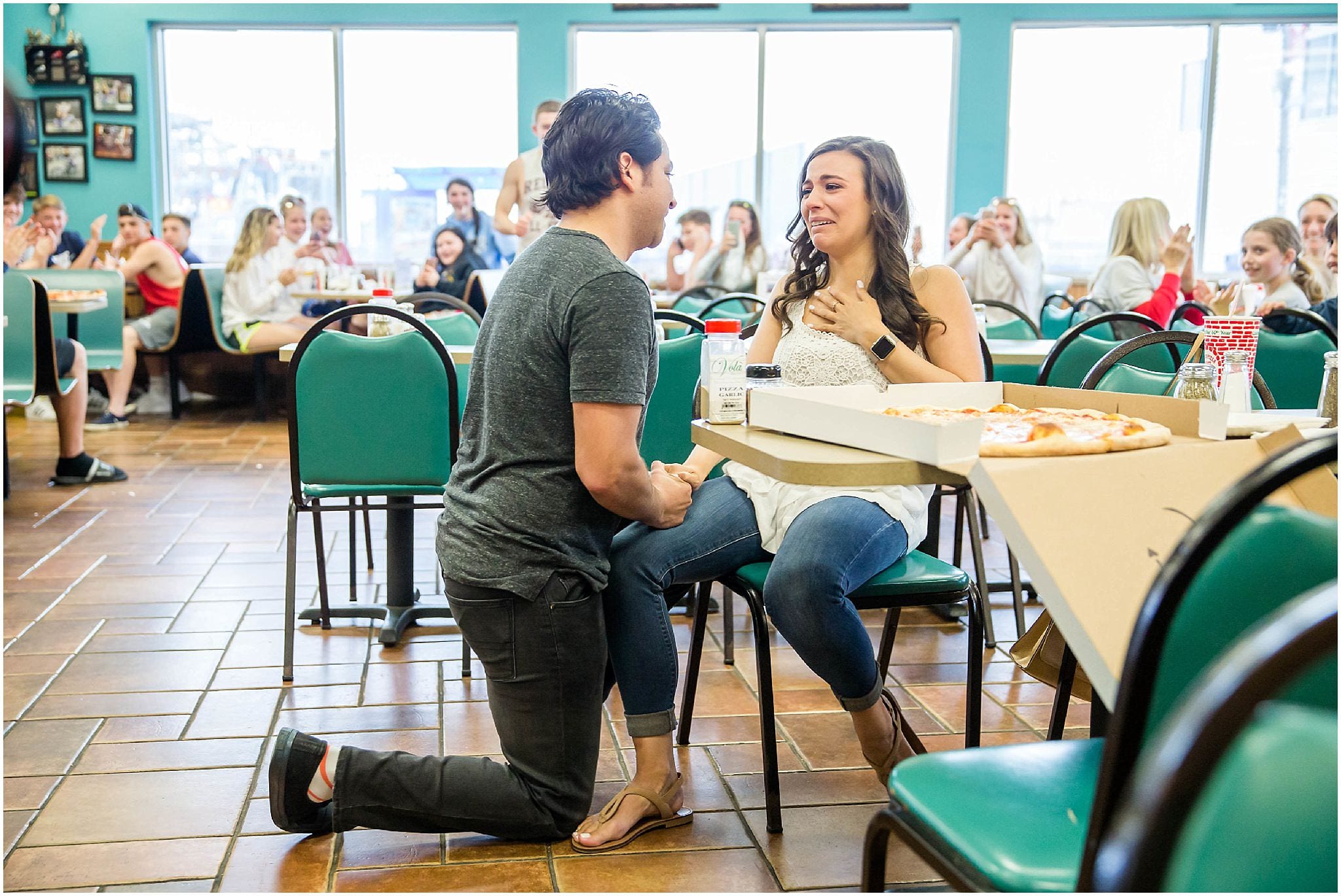 Sam's Pizza | Surprise Proposal | Wildwood, NJ | Michael and Sarah ...