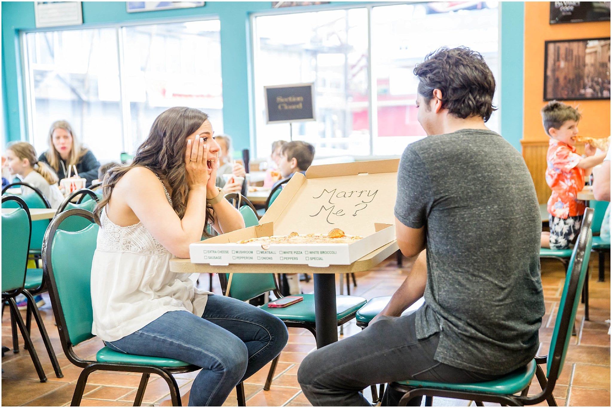 Sam's Pizza | Surprise Proposal | Wildwood, NJ | Michael and Sarah ...
